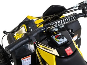 Ramiz Čtyřkolka na baterie E-STAR žlutá 35 km/h + motor 1000W + nafukovací kola + nastavení sedadla