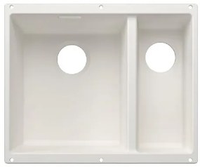 Blanco Subline 340/160 - Silgranitový dřez, 53x40 cm, dřez vlevo, bílá 527823