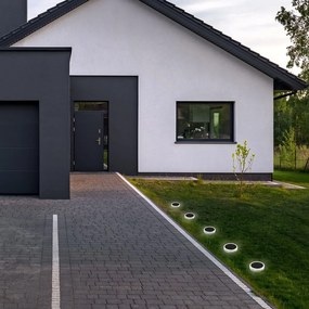 Rabalux Černá LED solární zahradní lampa Trillo 0,3W 77175