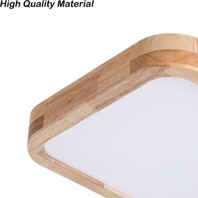 BRILAGI - LED Stropní sv. WOODLINE SQUARE LED/32W/230V 3000/4000/6000K dub 30x30