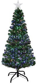 Vánoční stromek s optickými vlákny, s barevným LED-em ve více typech-120 cm-ový