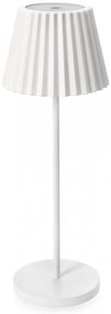 BIZZOTTO Zahradní stolní LED lampa ARTIKA 36 cm bílá