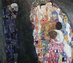 Obrazová reprodukce Life And Death (1910–1915), Gustav Klimt