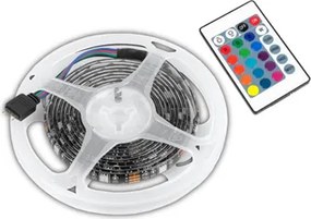 LED pásek za TV RGB 5050, 5V, 2m, USB, ovladač
