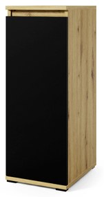 Eka Komoda Trinity 30 cm Barva dřeva: Dub Artisan/Černá