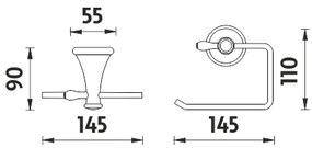 Nimco Držák na toaletní papír LADA - LA 19055-80
