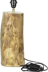 Dřevěná základna ke stolní lampě Eukalyptus - 16*14*35cm/ E27