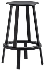 HAY Stolička Revolver Bar Stool Low, Black