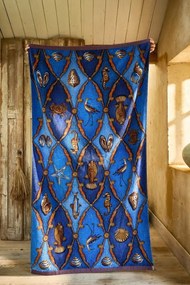 Pip Studio plážová osuška Little Sea Blue 100x180cm, modrá (Beachtowel z bavlněného froté )
