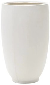 OnaDnes -20% Bílý cementový zahradní květináč Kave Home Aiguablava 121 cm