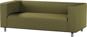 Potah na pohovku IKEA  Klippan 2-místná barva zelená látka pletený vzor