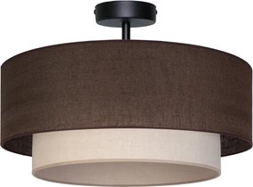 BRILAGI - LED Přisazený lustr BOHO ECO 1xE27/10W/230V pr. 40 cm hnědá/krémová
