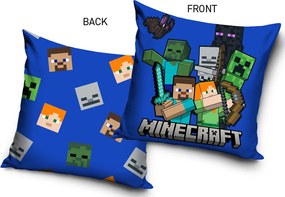 Dětský polštářek Minecraft Bitva Mobů