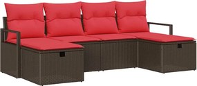 Set pohovek 5 ks polyratan 3360555