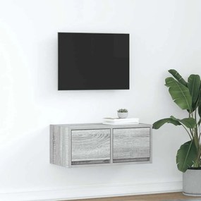 TV skříňka šedá sonoma 60x31x25,5 cm kompozitní dřevo