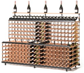Patrový stojan na víno RAXI s kapacitou 360 lahví