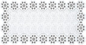Žakárový ubrus - běhoun BOHDANA 60x120 cm bílá MyBestHome
