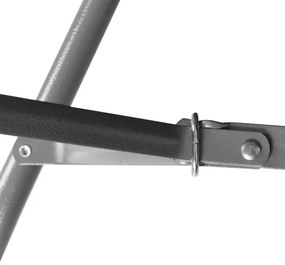 Zahradní lavice 180 cm černá