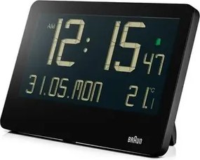 Braun BC14 černá / Digitální budík / LCD / DCF (Rádiem řízené) / 1x AA