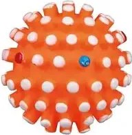 TRIXIE 3428 Míč se špuntíky 6 cm / se zvukem