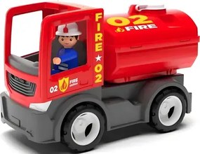 EFKO Hasičský set Igráček MultiGO FIRE / Auto s cisternou, žebříkem a