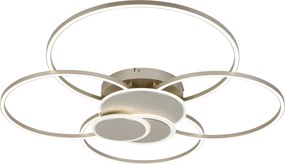 XXXLutz STROPNÍ LED SVÍTIDLO, 90,5/81/9,5 cm Novel - Stropní svítidla - 008227197301