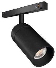 Indeluz 1032C-L3818V30-02 stropní LED svítidlo pro lištový systém 48V track Crete1 L, černé, 18,1W, 2700K, 36°, ø6cm