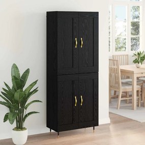 Vysoký bufet Černý dub 69,5 x 34 x 90 cm Kompozitní dřevo 3402757