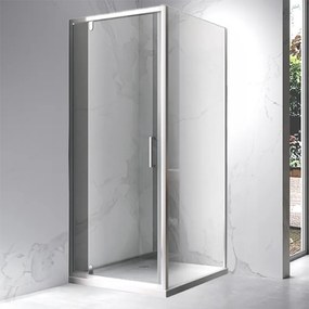 BPS-koupelny Čtvercový sprchový kout HYD-SK04 90x90 chrom/transparent