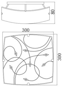 Globo 40393-2 - Stropní svítidlo 2xE27/60W