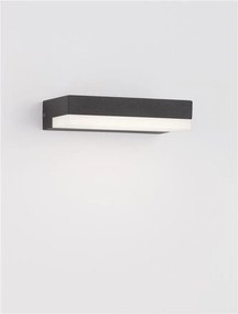 NV 9492560 Venkovní nástěnné svítidlo PURE antracitový hliník a matný akryl LED 6W 3000K 220-240V 103st. IP65 - NOVA LUCE