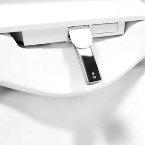 Mereo, Mereo WC s integrovaným elektronickým bidetem, RIMLESS, 592x380x430 cm, keramické, vč. sedátka, MER-VSD110S2