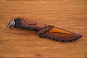 KnifeBoss lovecký damaškový nůž Elephant VG-10