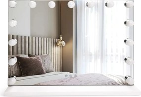 Rea Kosmetické zrcadlo 58x45 cm s regulovatelným LED osvětlením HOM-12010