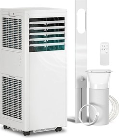Přenosná klimatizace 9000 BTU, 4 v 1 s chlazením, odvlhčovačem, ventilátorem, režimem spánku