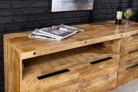 Designová komoda Thunder 175 cm hnědé mango