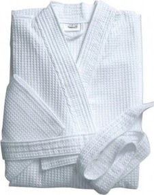 Praktik Vaflový župan kimono Praktik bílá velikost S