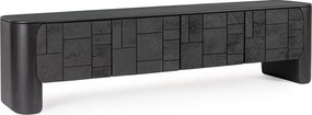 BIZZOTTO TV stolek SINNAR černý 200x50 cm 8051836840737