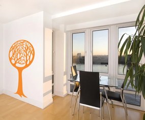 Kulatý strom - samolepka na zeď