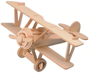 Woodcraft construction kit Woodcraft Dřevěné 3D puzzle Dvouplošník