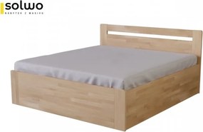 Solwo Design Postel ANGELIKA BOX (BUK, DUB) Materiál: Dub Cink, Barevne provedení: Olej odstín 102/202, Specifikace: 160x200