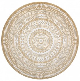Kusový koberec Napkin gold kruh-100x100 (průměr) kruh