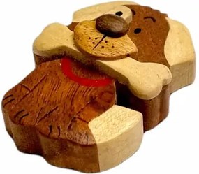2Kids Toys Dřevěná magnetka velká Pes s kostí