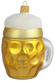 Skleněný půllitr piva zlatý 12°