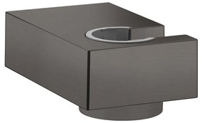 HANSGROHE Hansgrohe, držák sprchy Porter E, kartáčovaný černý chrom, HAN-28387340