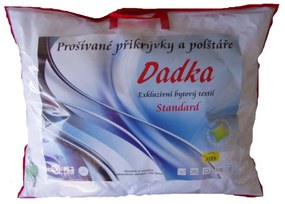 Dadka Polštář Dadka STANDARD PLUS z dutého vlákna a PUR tyčinek, tvrdší, bílý, 70x90cm, 1100g