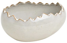 Velikonoční porcelánová miska EGGSHELL, šedá