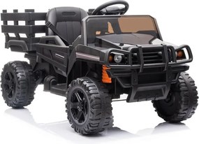 LEAN CARS Autíčko na baterie BDM0926 LED MP3 dálkové černé