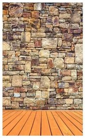 DIMEX | Vliesová fototapeta na zeď Kamenná stěna MS-2-0169  | 150 x 250 cm | hnědá, béžová