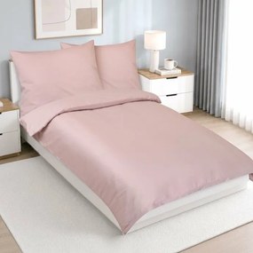 Bellatex Saténové povlečení Lux sv. růžová, 140 × 200, 70 × 90 cm
